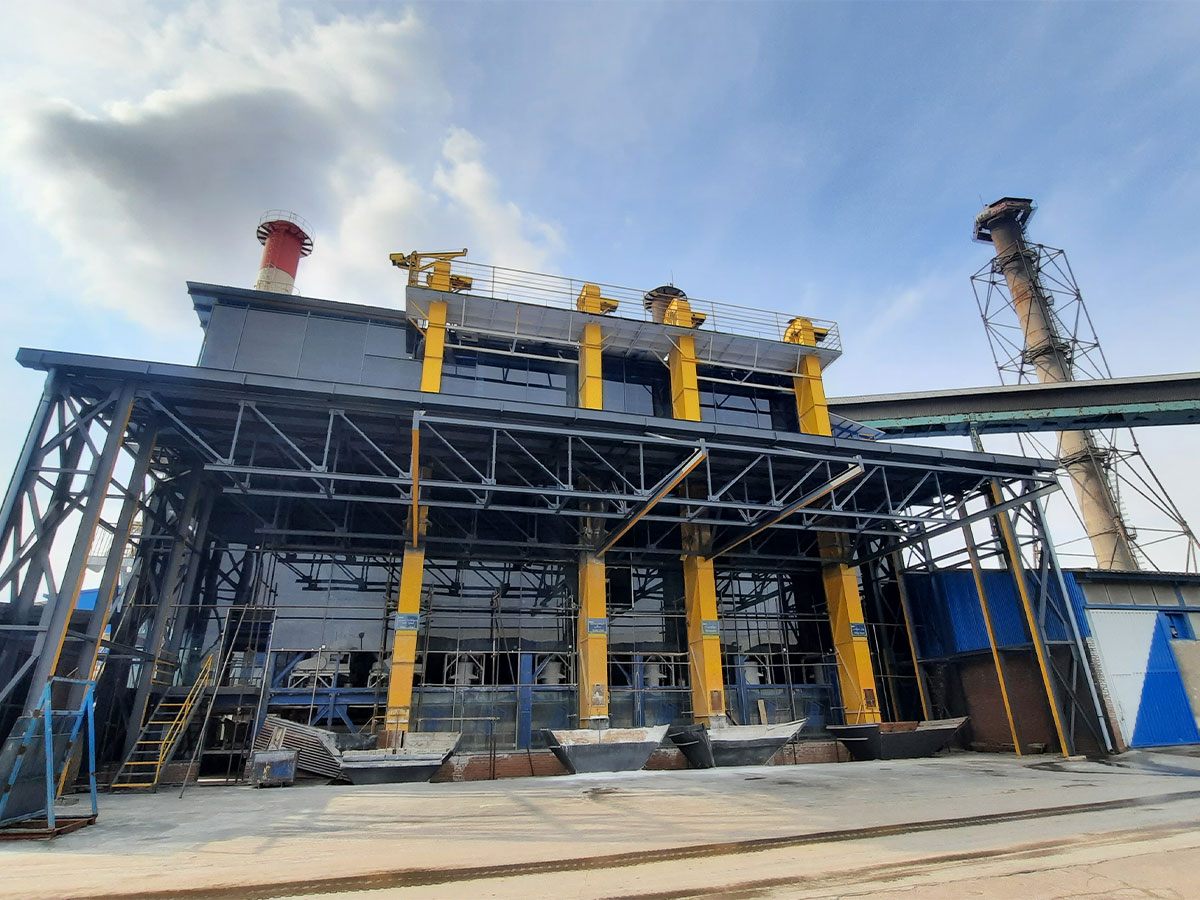 Qazvin Glass Factory Project – Batch Plant Building – Radiant Gulf ...